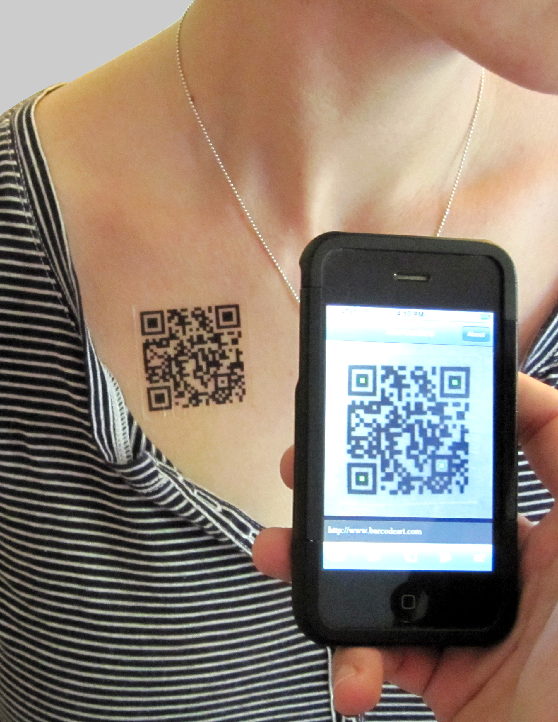 QR Code Tattoos By Scott Blake QR Code Tattoos By Scott Blake